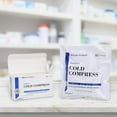 Disposable Nonsterile Cold Compress 5x5.5, Single Use, Instant Cold ...