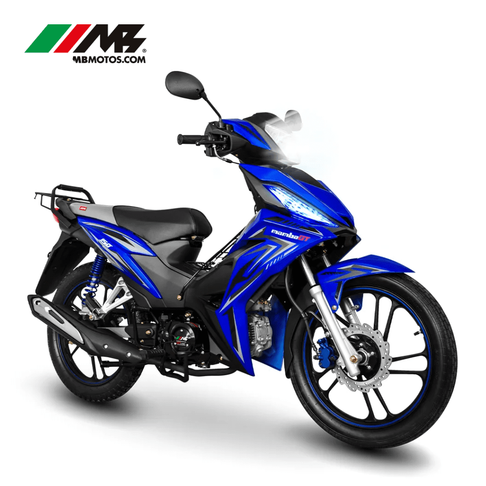 Motocicleta MB Motos Mamba 150GT Semiautomática 150cc Azul 2024 | Bodega Aurrera en línea