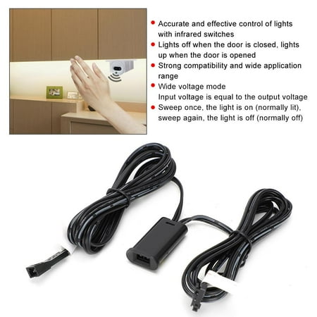 ANGGREK IR Scan Motion Sensor Switch Light Wide Voltage 5-24V Mounted ...