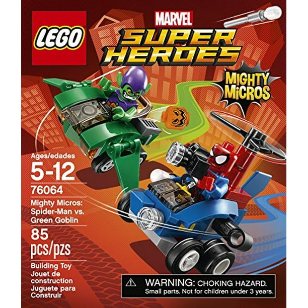 LEGO Super Heroes Mighty Micros: Spider-Man vs Green Goblin 76064 ...