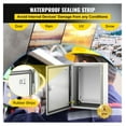 Electrical Enclosure Box 16x12x6", Carbon Steel Waterproof Box, IP66 ...