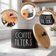Coffee Filter Holder, Large Capacity Coffee Filter Storage Container ...