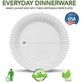 6-Inch Paper Plates Uncoated, Disposable Plates 9" Paper Plate Bulk ...