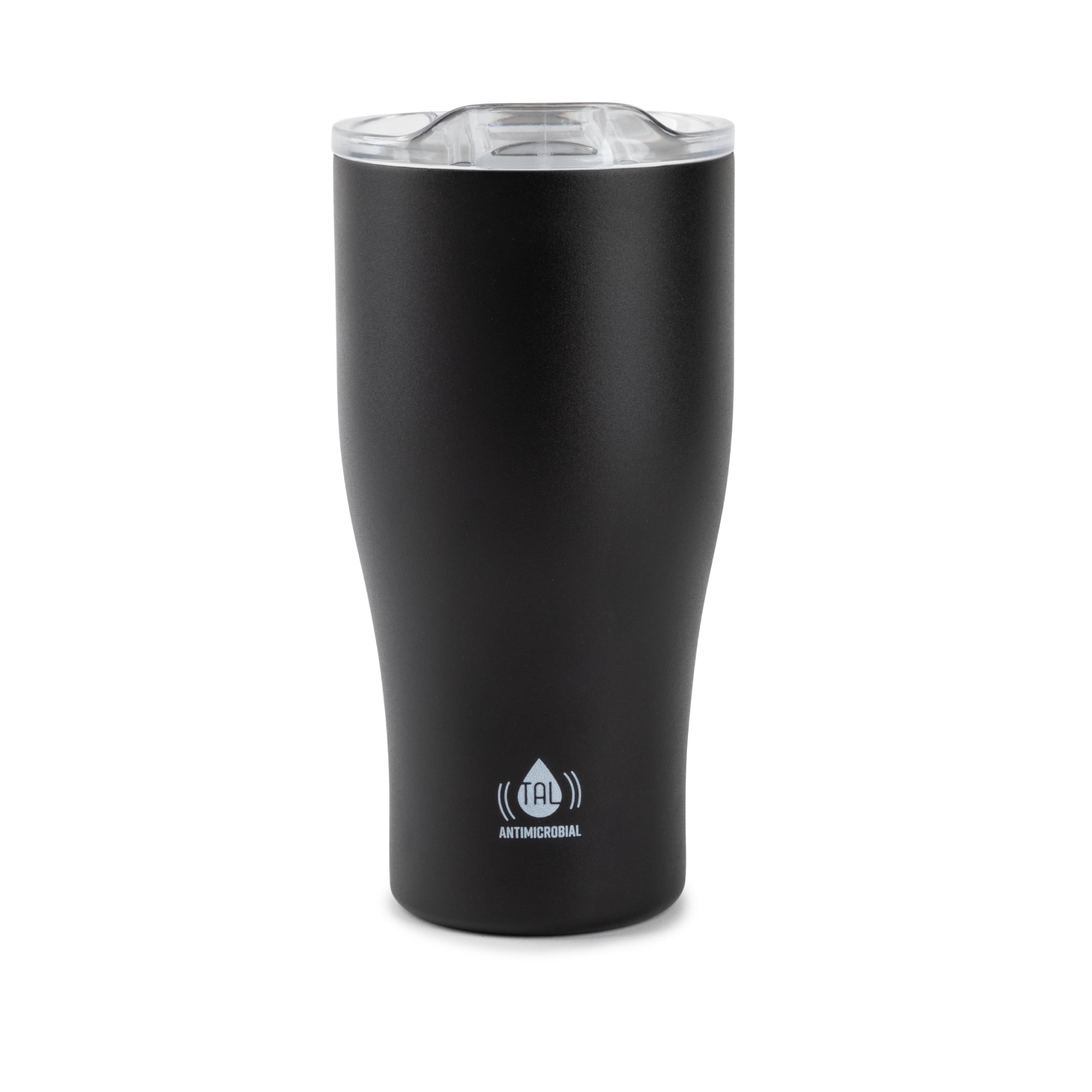 TAL Stainless Steel Antimicrobial Tumbler Water Bottle 30 fl oz, Black ...