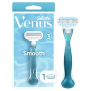 Gillette Venus Extra Smooth Womens Razor Handle, 1 Blade Refill ...