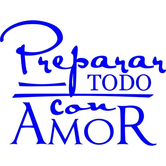 Design With Vinyl Preparar Todo Con Amor Artwork family Prepare ...