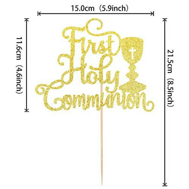 First Communion Cake Toppers