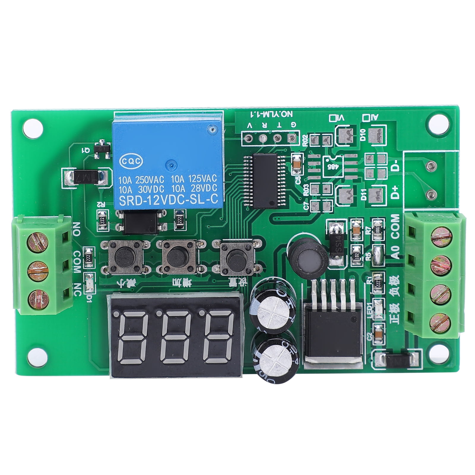 LHCER Relay Module,Current Detection Sensor Module Digital Display 4 ...