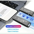 Tersanhong 2TB USB 3.0 Flash Drive, Dual Type-C Memory Stick, Zinc ...