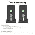 2 Pack Wireless Intercom System for Home - 3280ft Long Range, Voice ...