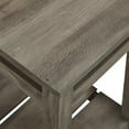 Manor Park Rustic Farmhouse End Table with Storage, Grey Wash, Living ...