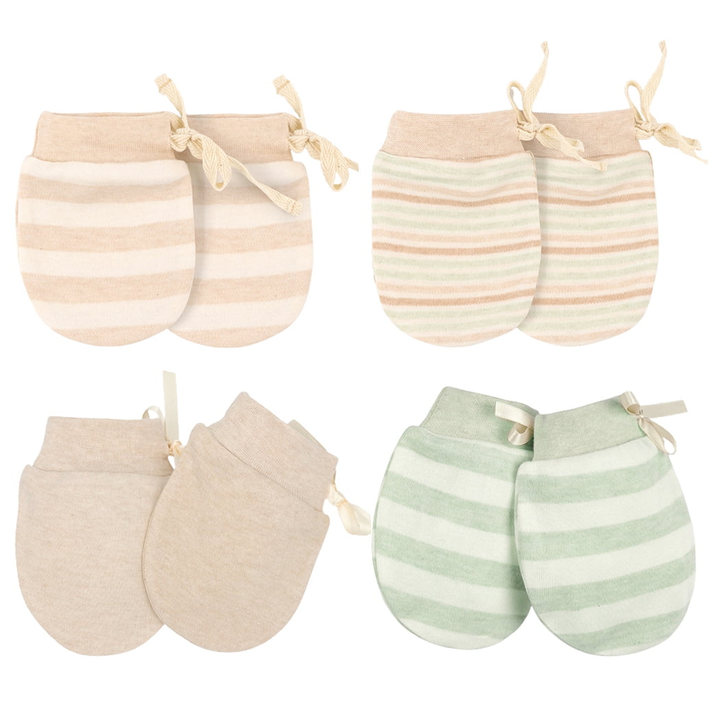 Click here for Coofit Baby Mittens Cotton Adjustable: 4 Pairs Str... prices