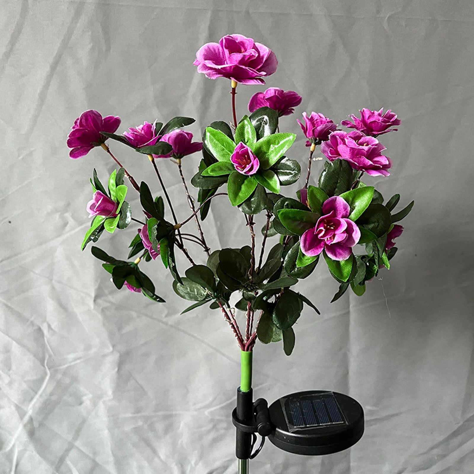 Lámpara de Flor de Azalea Artificial Fiudx Linterna Solar | Walmart en ...