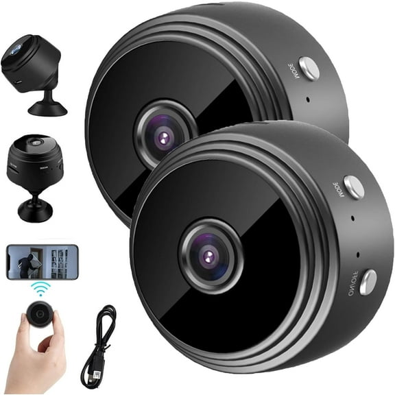 Cam Track Magnetic Mini Security Camera,Mini 1080p Hd Wireless Magnetic ...