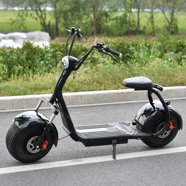 MotoTec Fat Tire 60v 18ah 2000w Lithium Electric Scooter Black ...