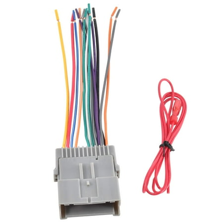 RED WOLF car Stereo Radio Wiring Harness connector Adapter Factory Head ...