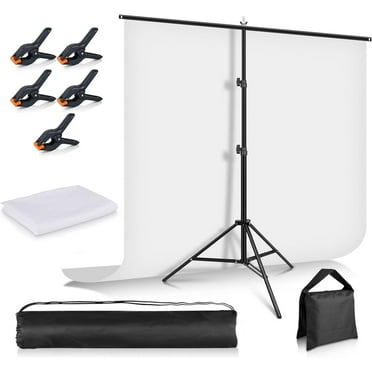 UBesGoo New 10Ft Adjustable Background Stand Kit For Photography with 3 ...