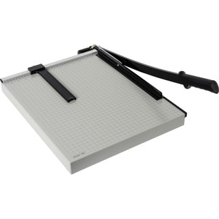 paper cutter guillotine style 18" cut length x 15" inch metal base ...