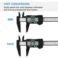 Digital Caliper, 0-6" Calipers Measuring Tool - Electronic Micrometer ...