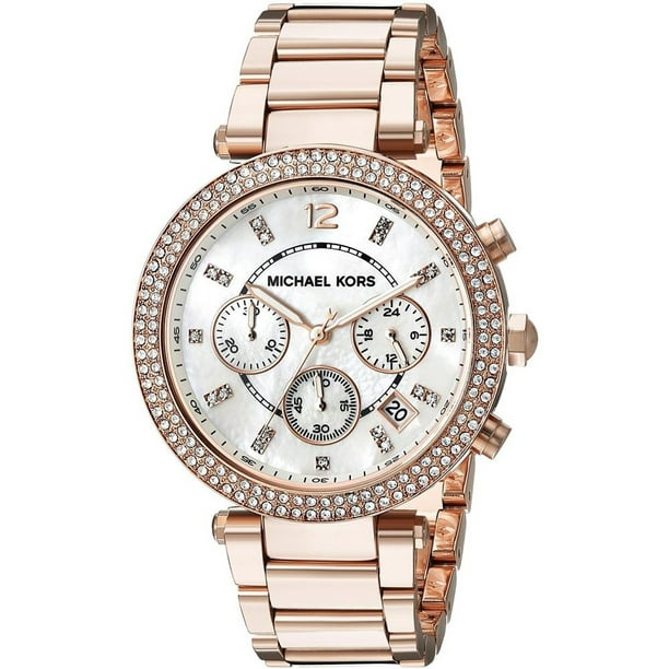 Michael Kors - Michael Kors Women's Parker 39mm Rose Gold-Tone Steel ...