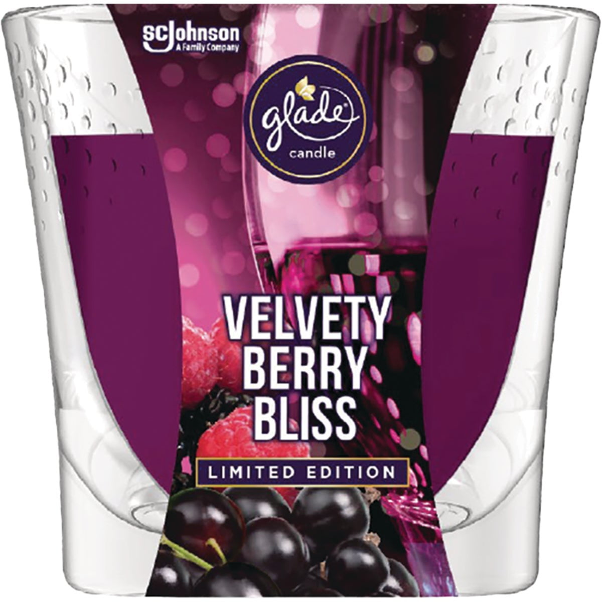 Glade 3.4 Oz. Velvety Berry Bliss Candle 3960 - Walmart.com