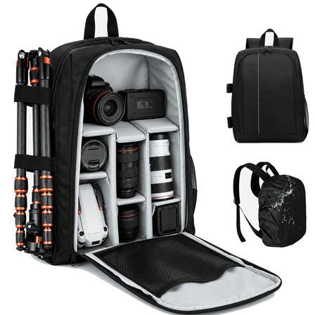Deago Single Shoulder Crossbody Compact Camera Bag Case for Canon Nikon ...