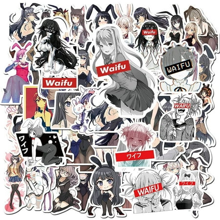 Waifu Stickers Pack,200pcs, Sexy Girls Anime Cartoon Stickers ...