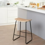 Mainstays Metal Counter-Height Stools, 24.8", Set of 2, Multiple Colors ...