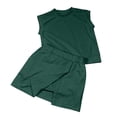 AJGRHE Girls 2 Pieces Tracksuit Summer Crewneck Crop Tops and Skirts ...