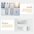 4 pcs Under Counter Dishwasher Mounting Bracket Professional Dishwasher ...