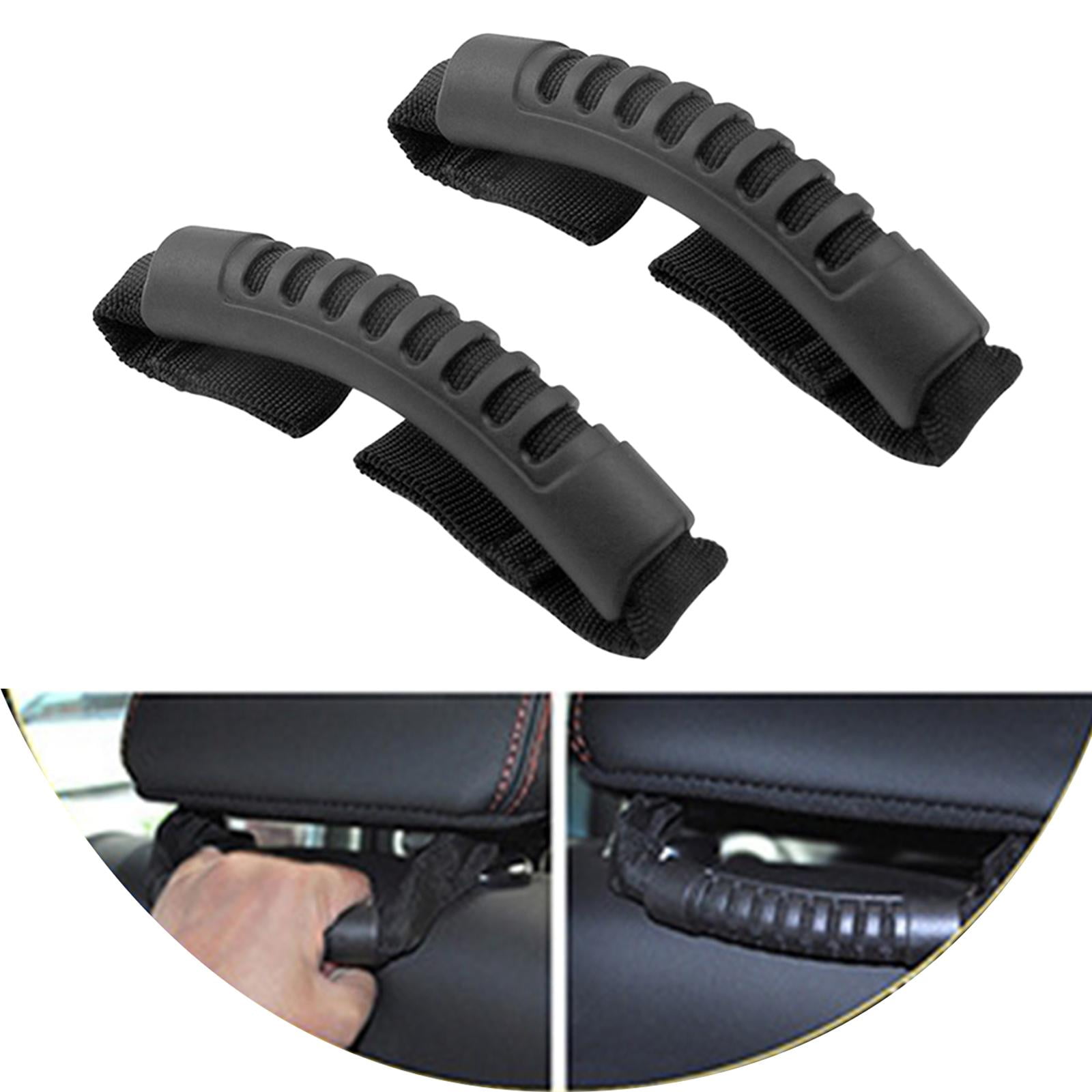 2x Car Back Seat Headrest Grab Pull Handle Headrest Mounted Universal ...