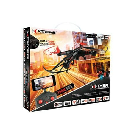 Xtreme XFlyer - Aerial Quadcopter - Wi-Fi - black - Walmart.ca