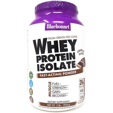Bluebonnet Nutrition 100% Natural Dual Action Protein Natural Chocolate ...