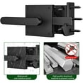Double Side Gate Latch, Heavy Duty Swinging Door Latch Gate Hardware ...