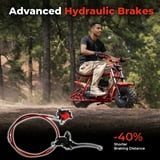 FRP GMB100 Performance 99cc Gas Powered Mini Dirt Bike, 28MPH Off-Road ...