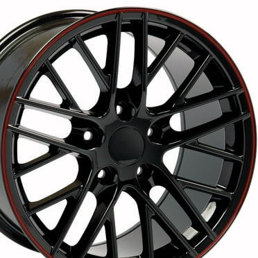 18x10 OE Wheels FR06B Gloss Black Wheel 5x4.5 (22mm) - Walmart.com