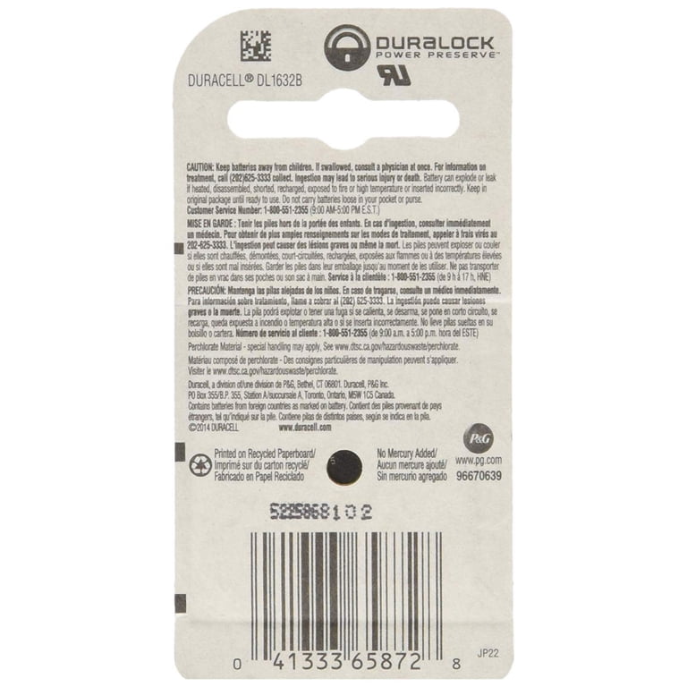 2032 Battery 2-Pack CR1632 Battery With Pry Tool - OEM Replacement ...