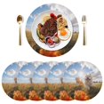 Ryvnso Dog and Cat Round Plate Mats Dining Table Placemat 1 Piece for ...
