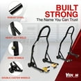 Venom Universal Motorcycle Combo Front Fork And Rear Paddle Wheel Lift