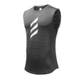 XFeng Mens Drop Arm Tank Tops Gym Workout Sleeveless Muscle Shirts Cut ...