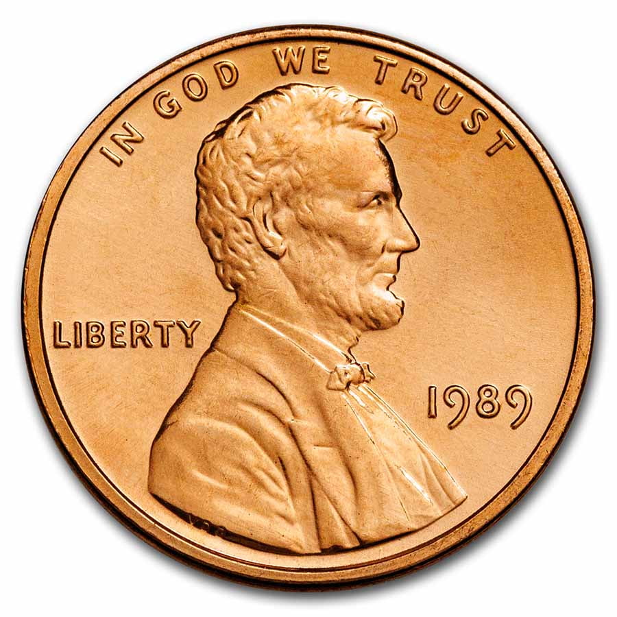 1989 Lincoln Cent BU (Red) - Walmart.com