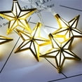 Dengmore Decorative Light 10 LED Star String Lights for Indoor Outdoor ...