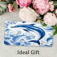 ADECORIVY Blue Dolphin Flower License Plate, Aluminum Decorative ...