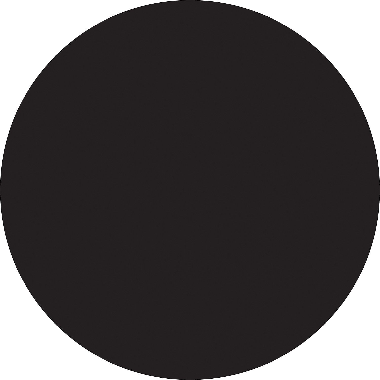 Tape Logic Inventory Circle Labels 4" Black 500/Roll DL615F - Walmart.com