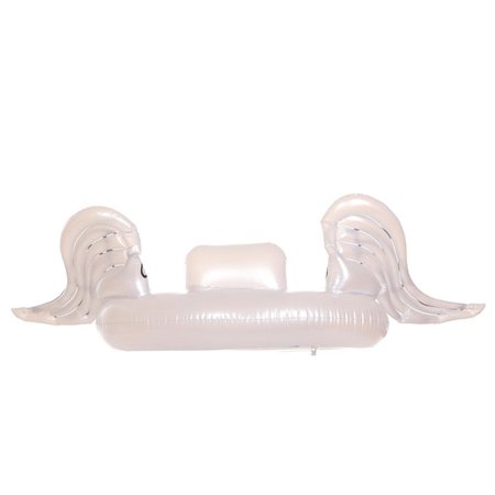 Inflatable Angel Wings Pool Float Ring Ring Angel Wings Transparent ...