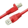 NTW Cat6 Ethernet Cable Shielded 50 FT RED Plated RJ45 Connector ...