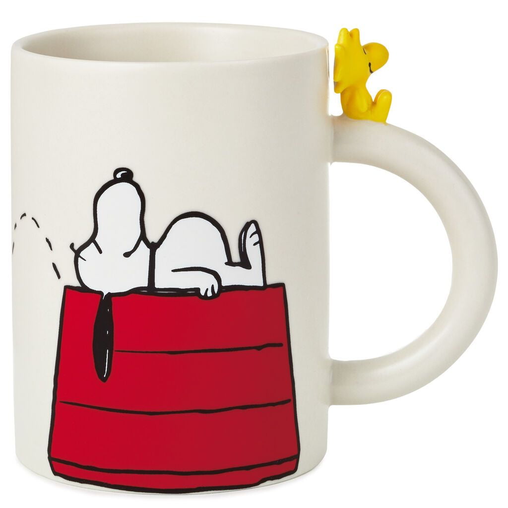 Travel Mugs Home & Living Peanuts Snoopy & Woodstock Spring Mug etna.com.pe
