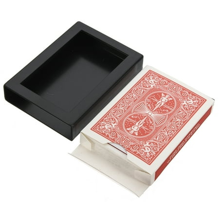 DECK DISAPPEARING VANISHING MAGICAL CARD CASE CLOSE UP MAGIC TRICK BOX ...