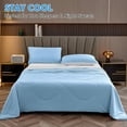 Cooling Comforter Size, Purple Summer Cooling Blanket for Hot Sleepers and Night Sweats, Double ...