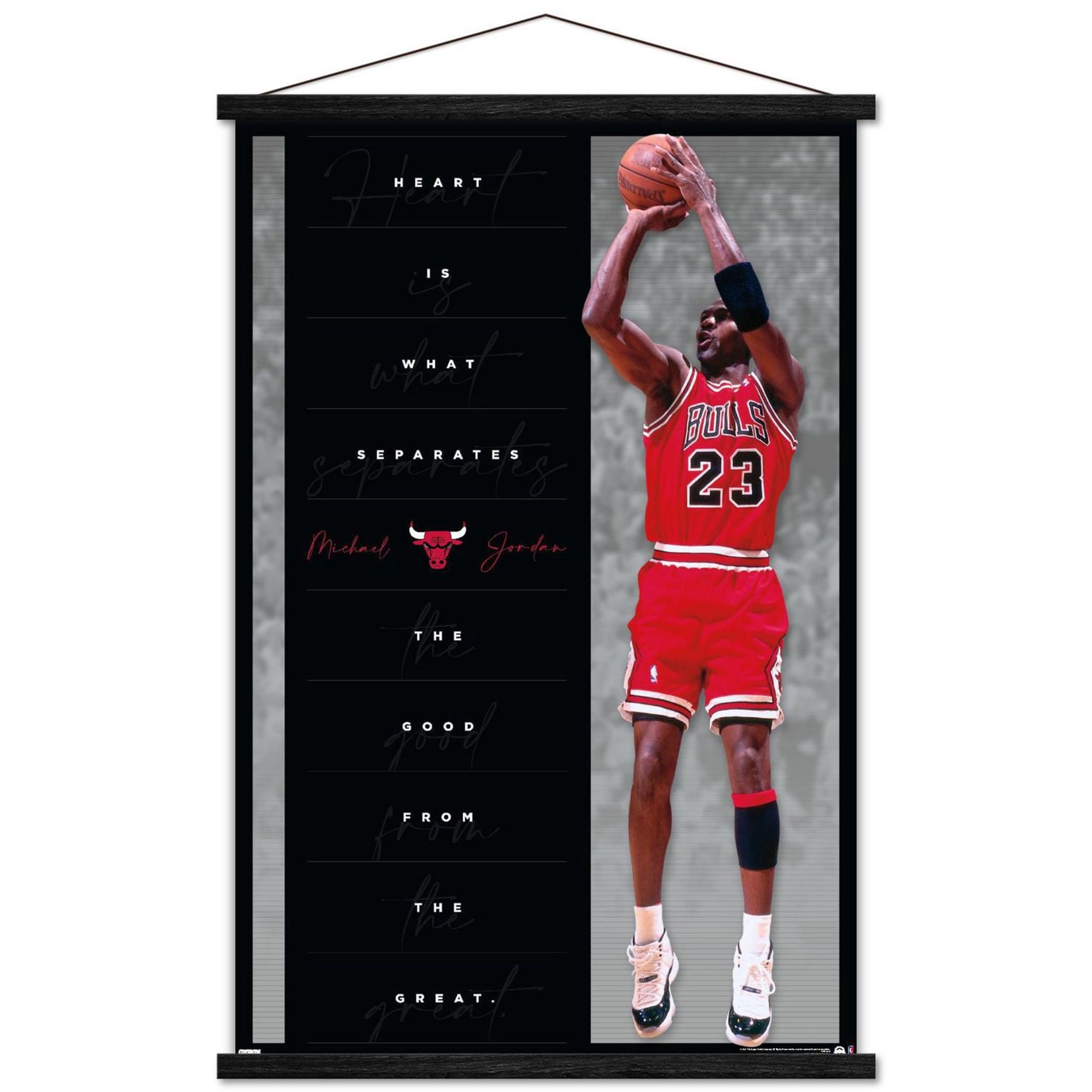 Click here for Trends International Michael Jordan - Heart Wall P... prices